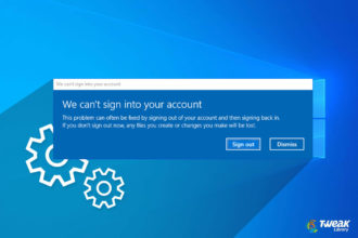 Unable To Login To Microsoft Account On Windows 10 - Fixes