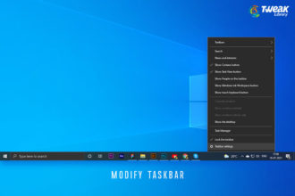 Why And How To Modify Taskbar In Windows 10