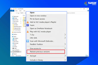How To Restore Previous Versions Of A File Or Folder In Windows 10?