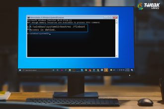 How To Fix Bootrec/Fixboot Access is Denied in Windows 11/10